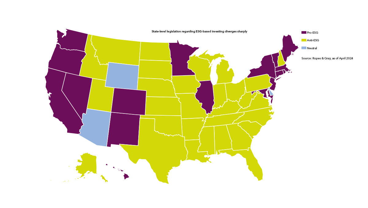 ESG a legal minefield in disunited States